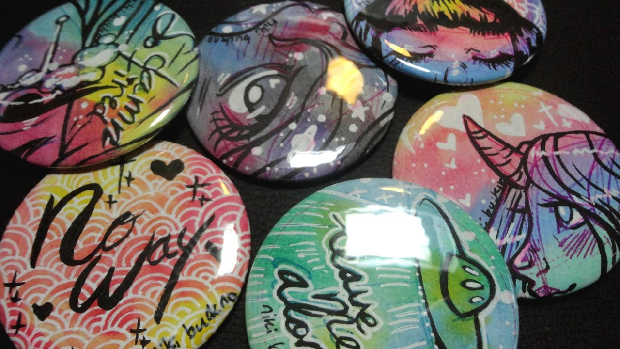 Watch Me Draw #98 - Button maker mirrors! - YouTube