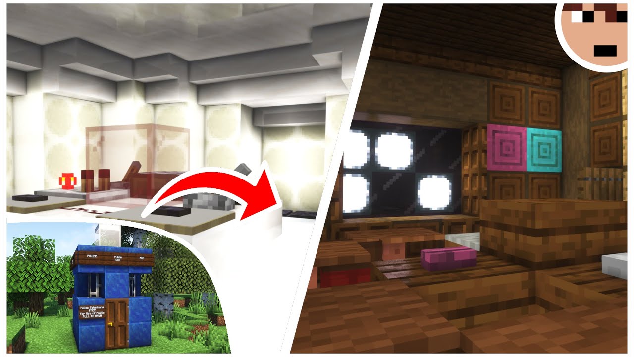 How to Build the 4th TARDIS in MINECRAFT! (No Mods) - YouTube