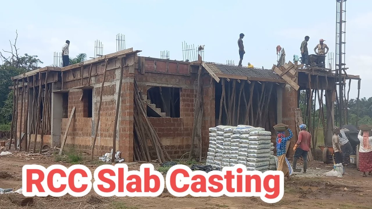 RCC Slab casting - YouTube