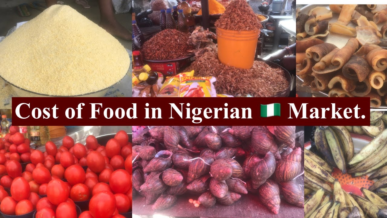 Market Vlog|| PRICES of FOOD STUFF in Nigeria || 40,000naira ($97, 77 ...