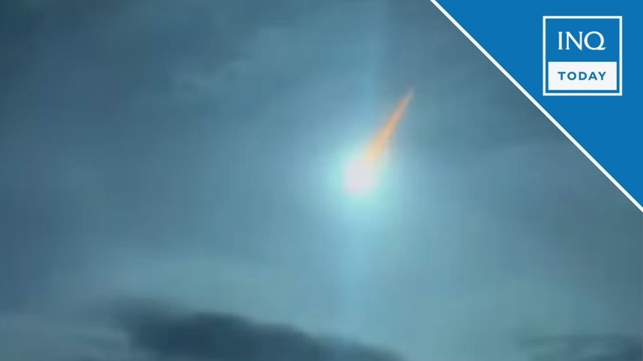 Small meteor lights up Philippine sky | INQToday - YouTube