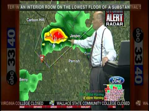 ABC 33/40 Coverage of the April 27, 2011 Outbreak (2:00 to 2:15 pm ...