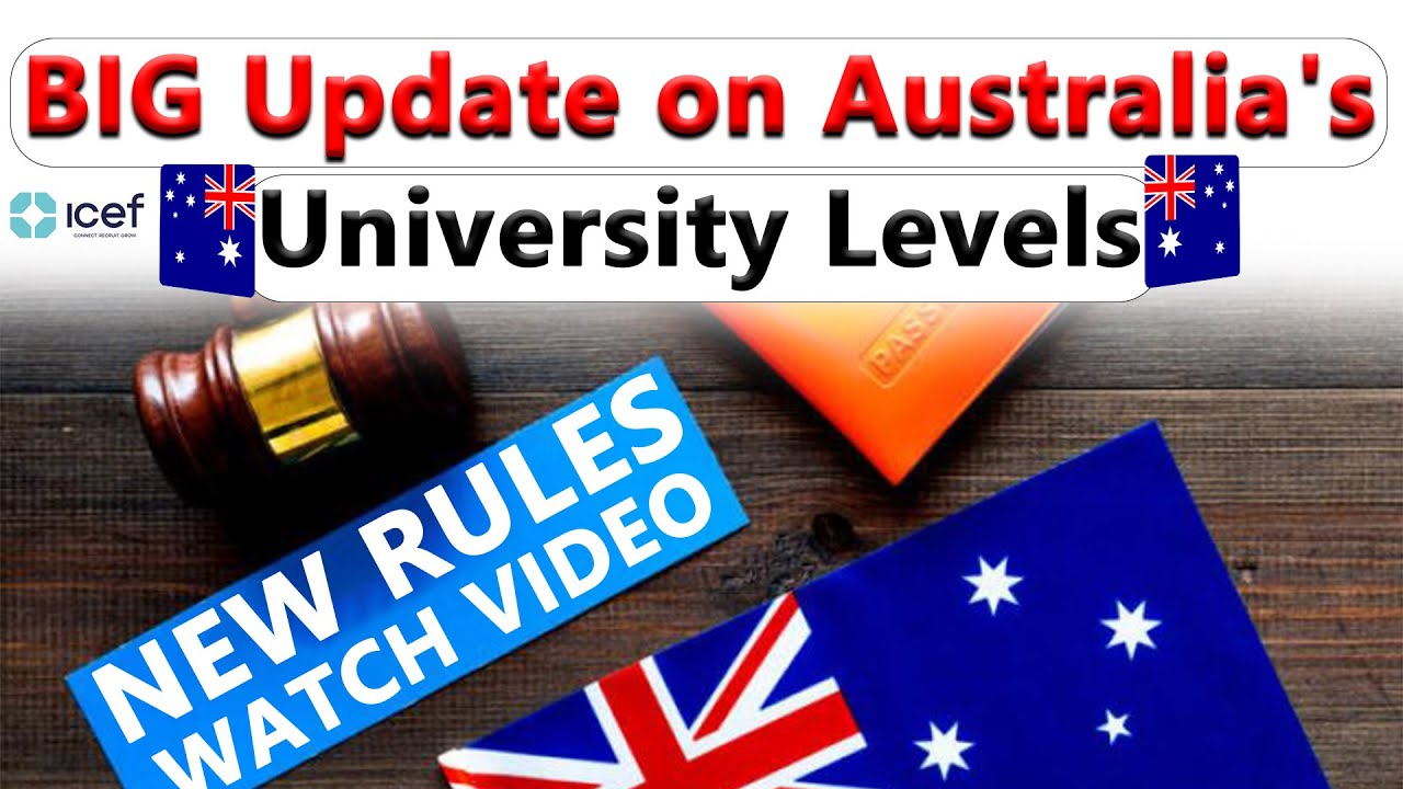 BIG Update on Australia's University Levels 😯 - YouTube