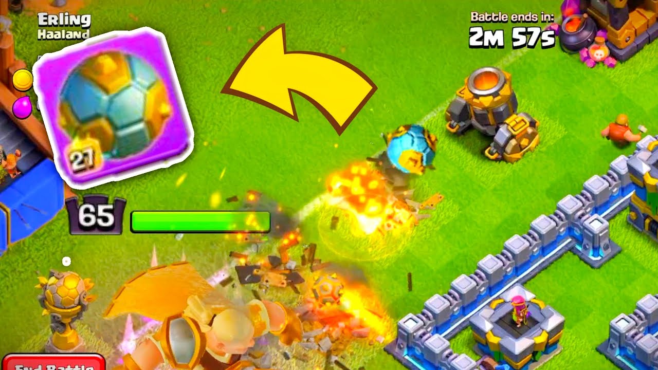 NEW Barbarian King EPIC Ability | COC x Erling Haaland Epic Equipment ...