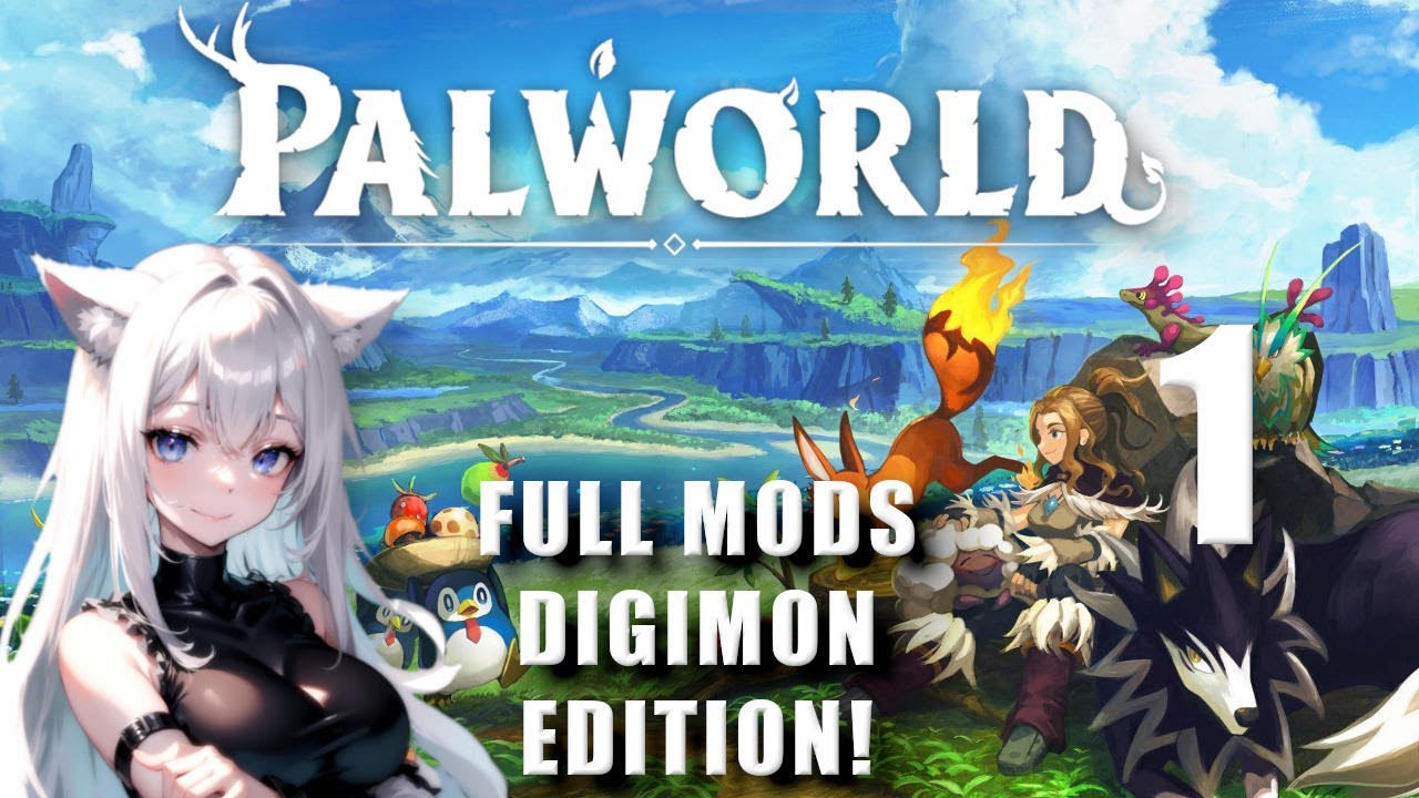 Palworld Full Mod Digimon Edition - Semiblind Run - DAY 1 - #palworld # ...