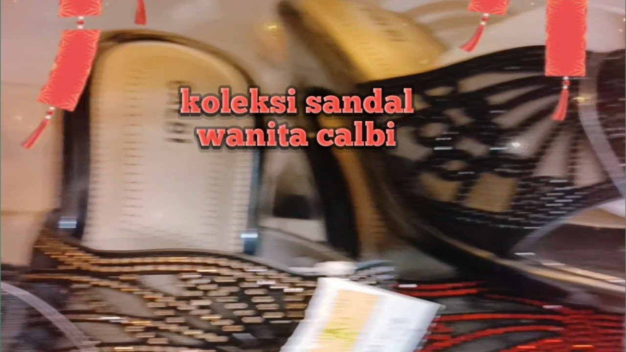 koleksi sandal sandal wanita!! sandal wanita calbi - YouTube