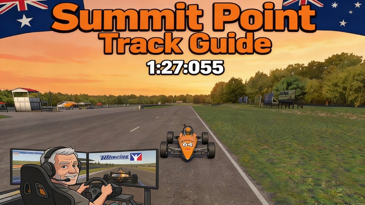 iRacing Formula Vee Track Guide - 1:27.055 Summit Point - YouTube