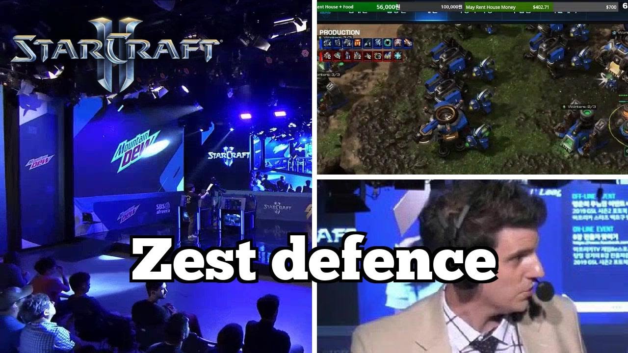 Daily Starcraft Highlights: Zest defence - YouTube
