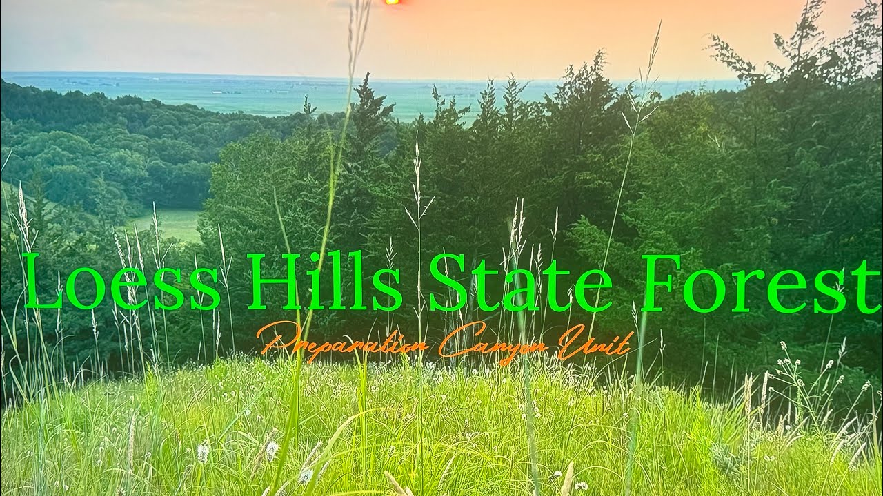 Backpacking Gallop through Loess Hills State Forest, Preparation Canyon ...
