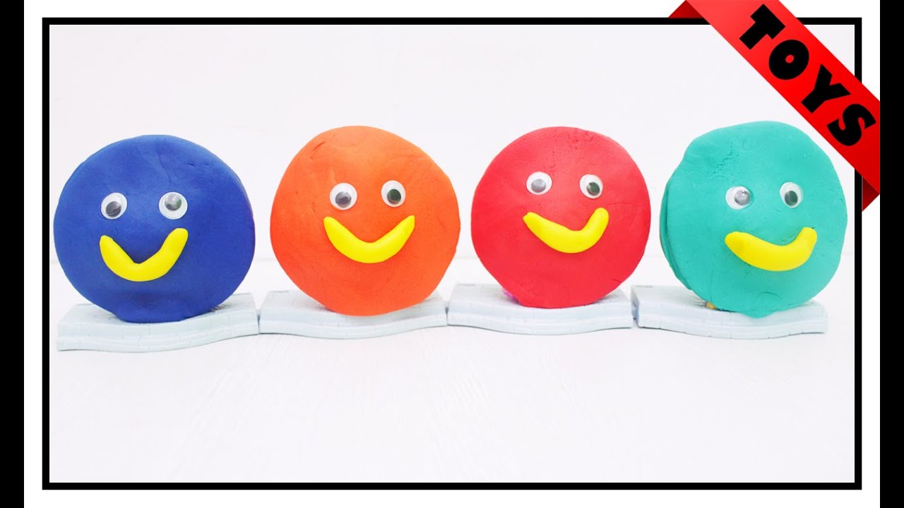 Smile Play Doh With Cute Toys Surprise - YouTube
