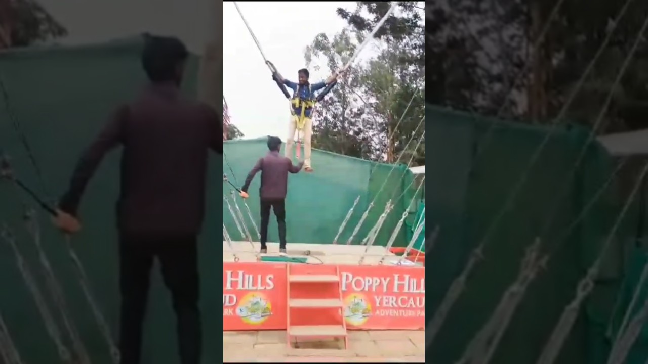 Yercaud My Bunji jumping Experience 😂 - YouTube