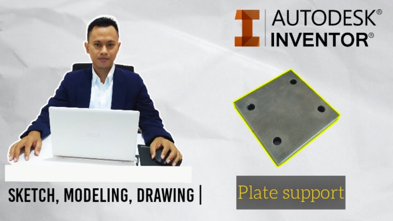 Autodesk INVENTOR | Design 2D & 3D | Plate Guide - YouTube