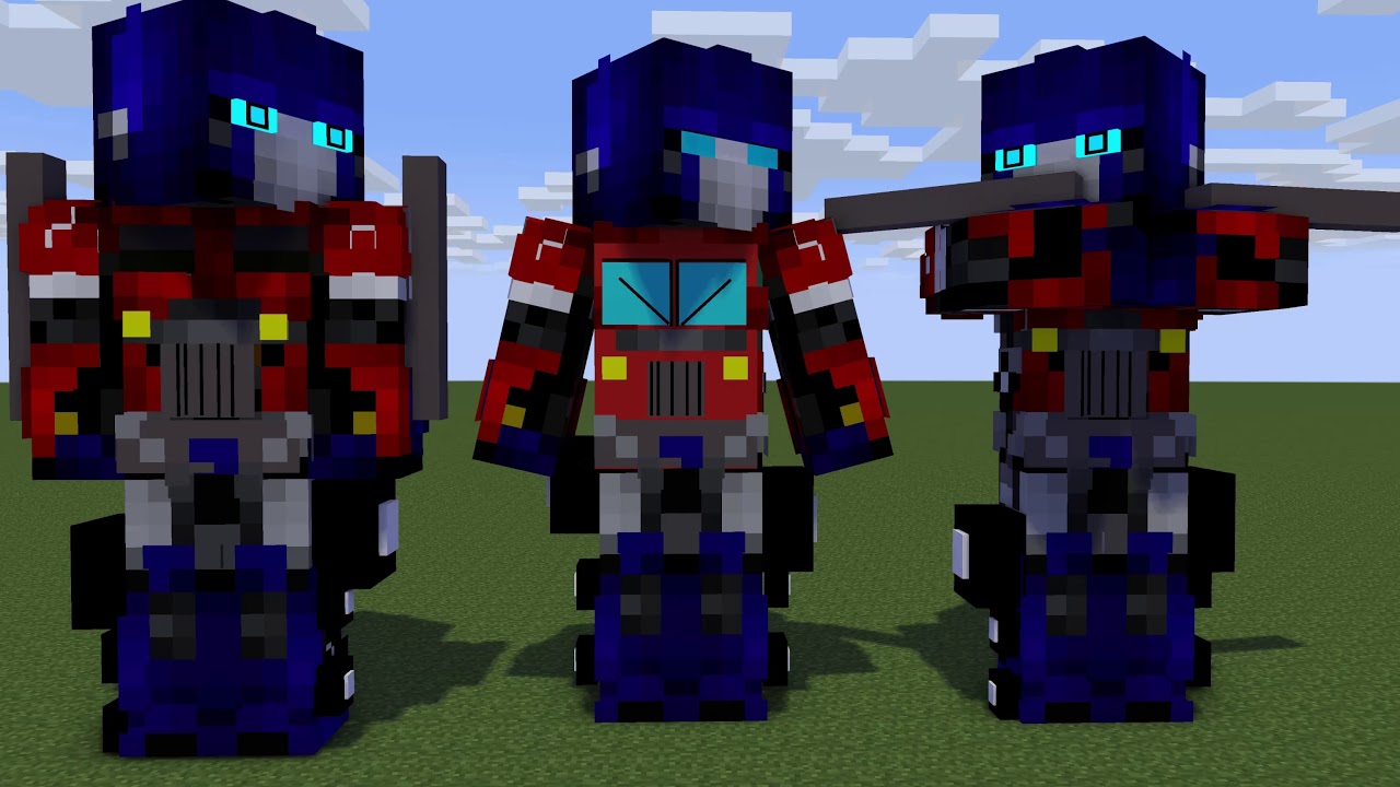 Transformers All of my G1 Optimus Prime mine imator model - YouTube