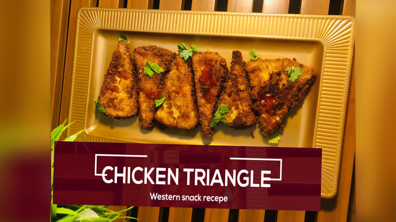 Chicken triangle recipe |എളുപ്പത്തിൽ ഒരു Tasty/Yummy ചിക്കൻ സ്നാക്ക്😋 ...