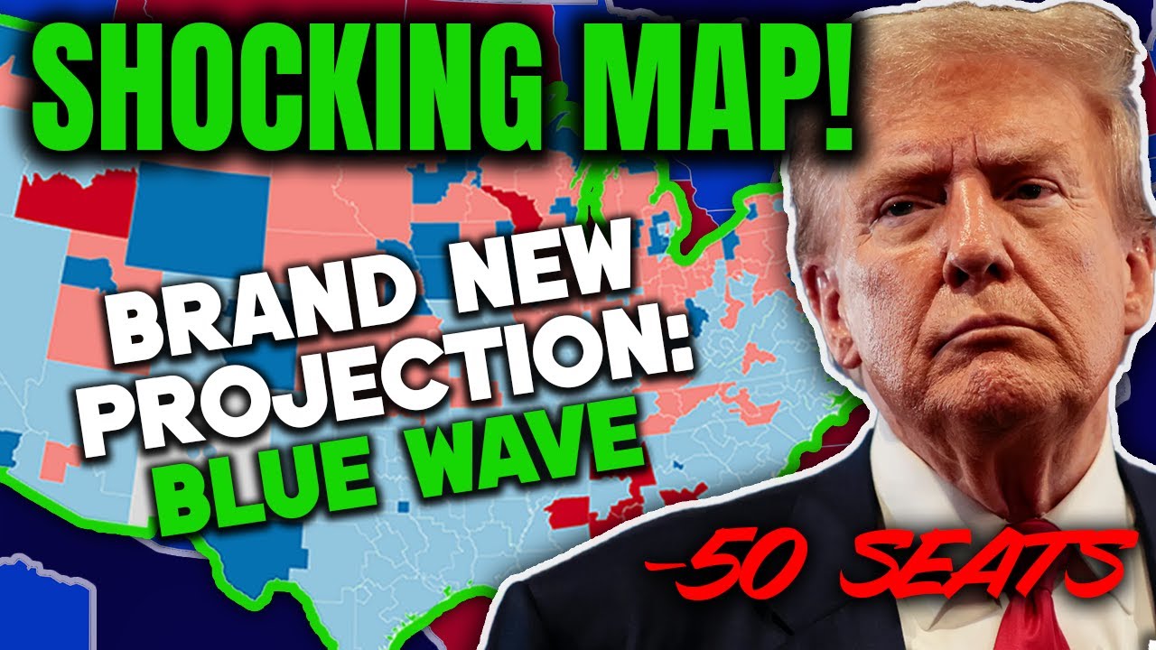 STUNNING NEW MAP: Democrats On Pace for MASSIVE Blue Wave In 2026 ...