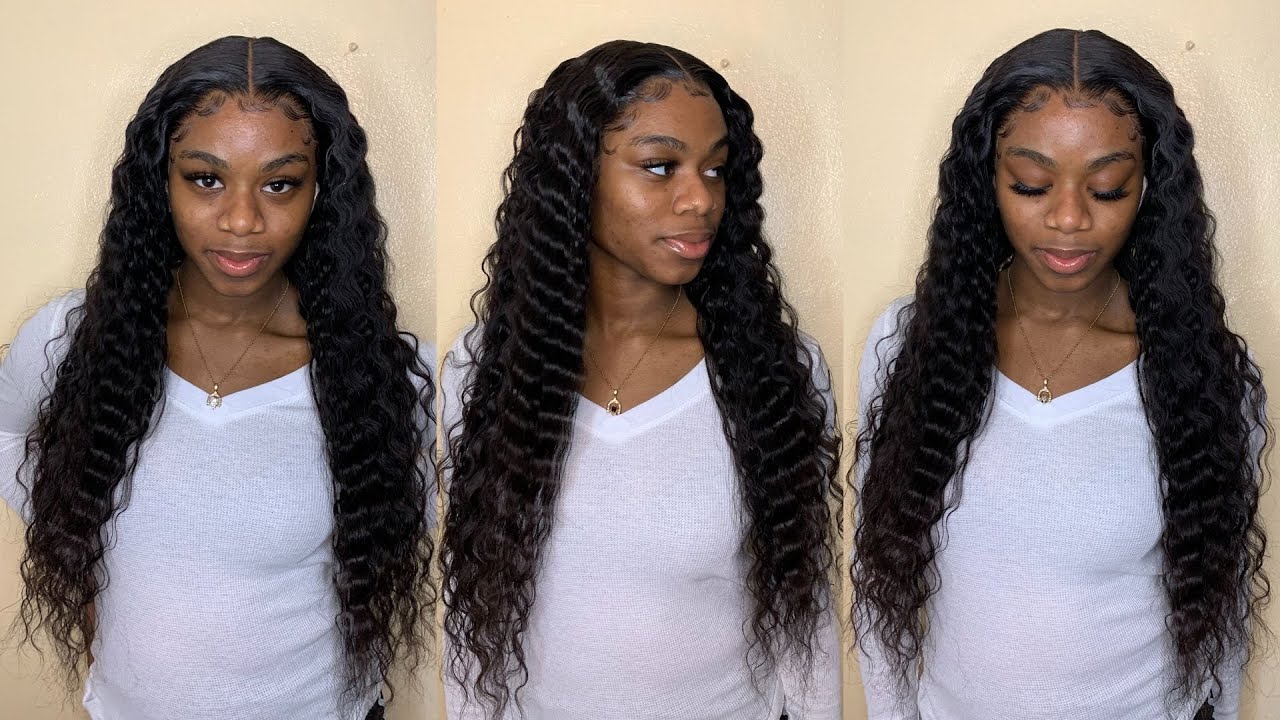 Middle Part Crimped 26" Installment | ALLOVE HAIR - YouTube