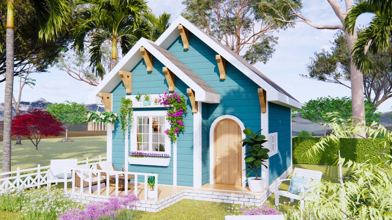 5x6m (320sqft) - Perfect Small House Is So Sweet | Exploring Tiny House - YouTube