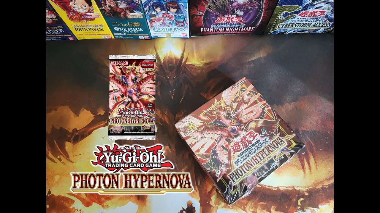Yugioh - Photon Hypernova OCG / Booster Box 2# Japanese OPENING! - YouTube