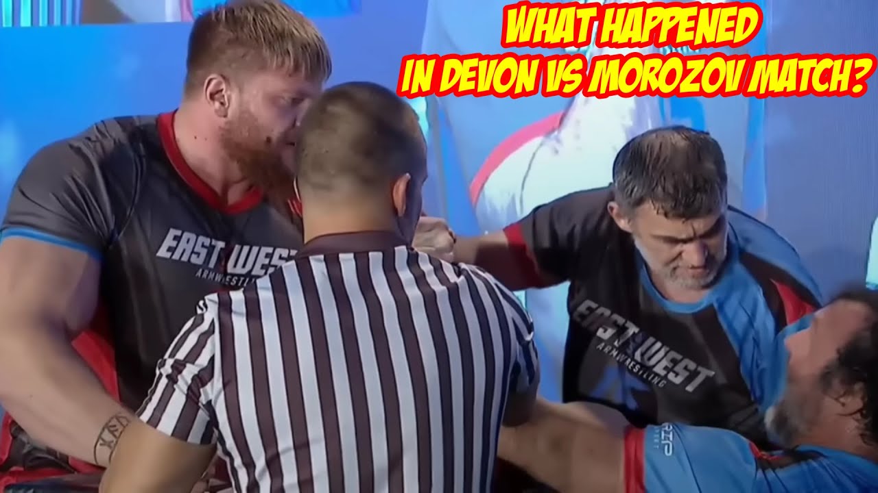 What happened in the Devon Larratt vs Artyom Morozov left-handed ...