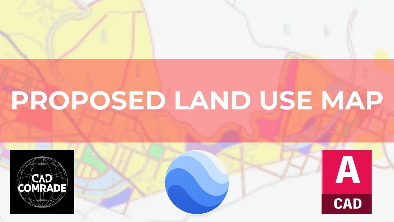 How to make a proposed land use plan in AutoCAD ?? (urban planning ...