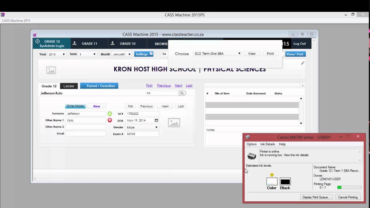 CASS Machine 2015 - Software for Processing CASS Marks - YouTube