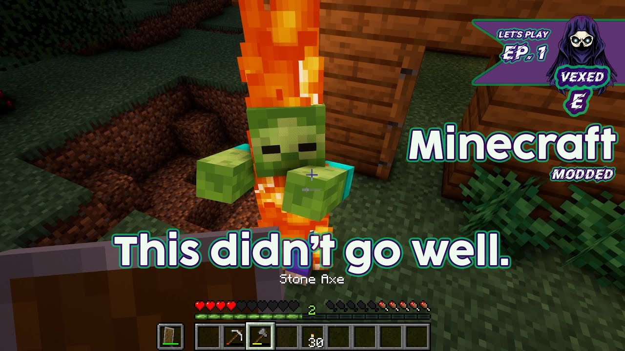 Minecraft Gameplay Restart | Ep. 2 | Having a rough time - YouTube