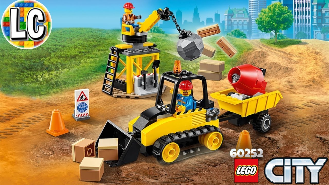 LEGO City 60252 Construction Bulldozer - 6 Year Old Kid Speed Building ...