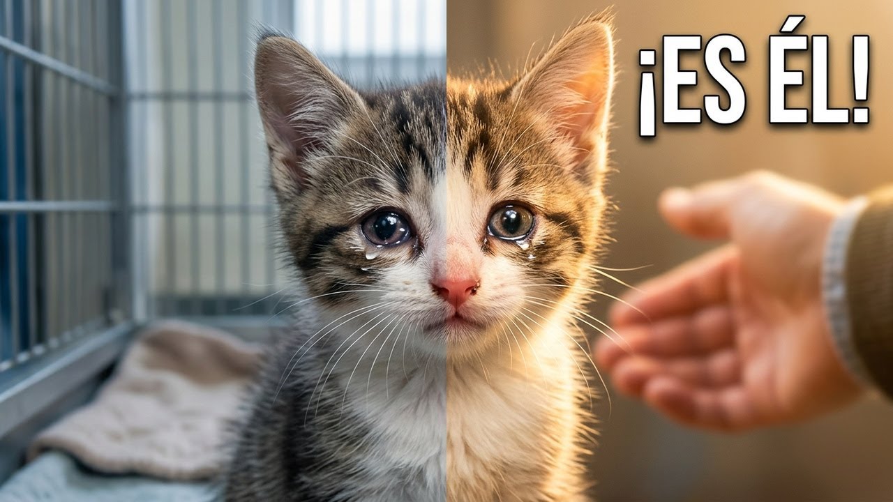 "¡Emotivo! Gatito Perdido Llora Sin Parar Hasta que Reconoce una Voz ...