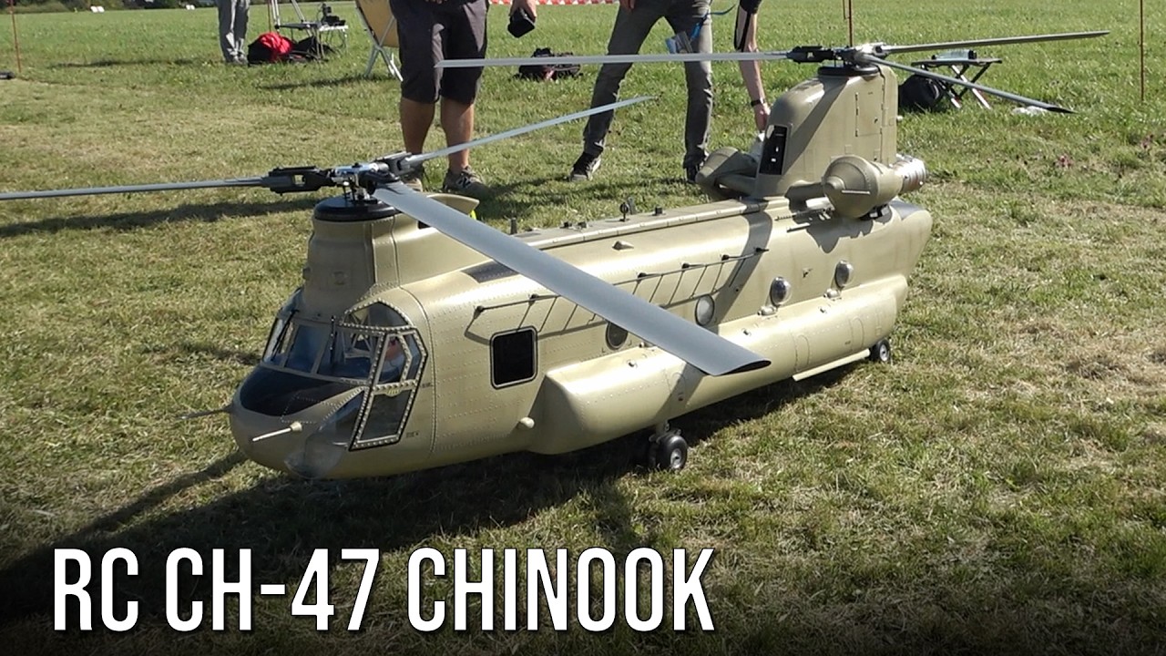 Big RC Helicopter CH 47 Chinook Vario Extremely Detailed Scale Model ...