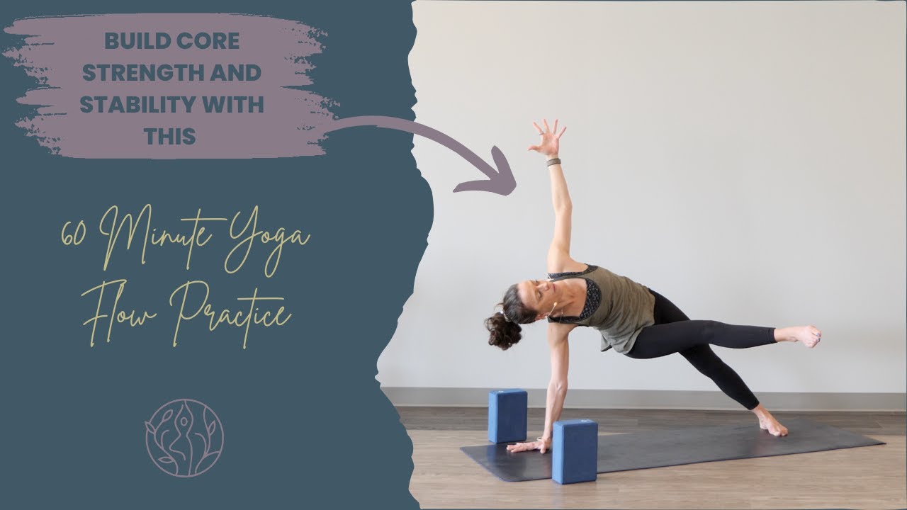 60-Minute Dynamic Yoga Flow | Core Stability, Balance & Strength - YouTube