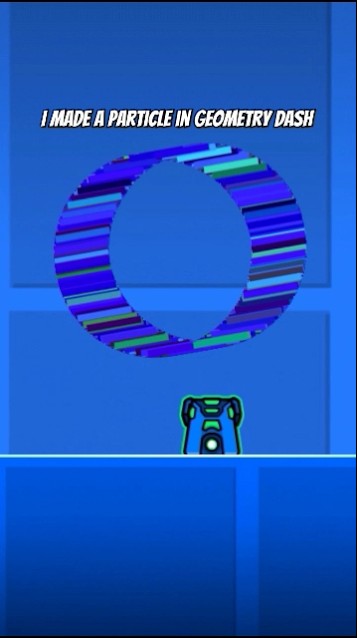 I made A particle in geometry dash - YouTube
