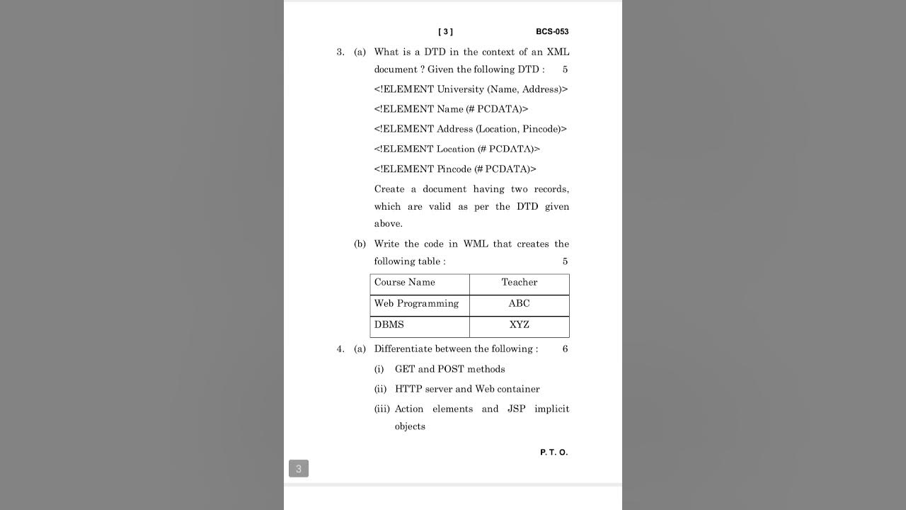 BCS-053 DECEMBER-2022 QUESTION PAPER IGNOU - YouTube