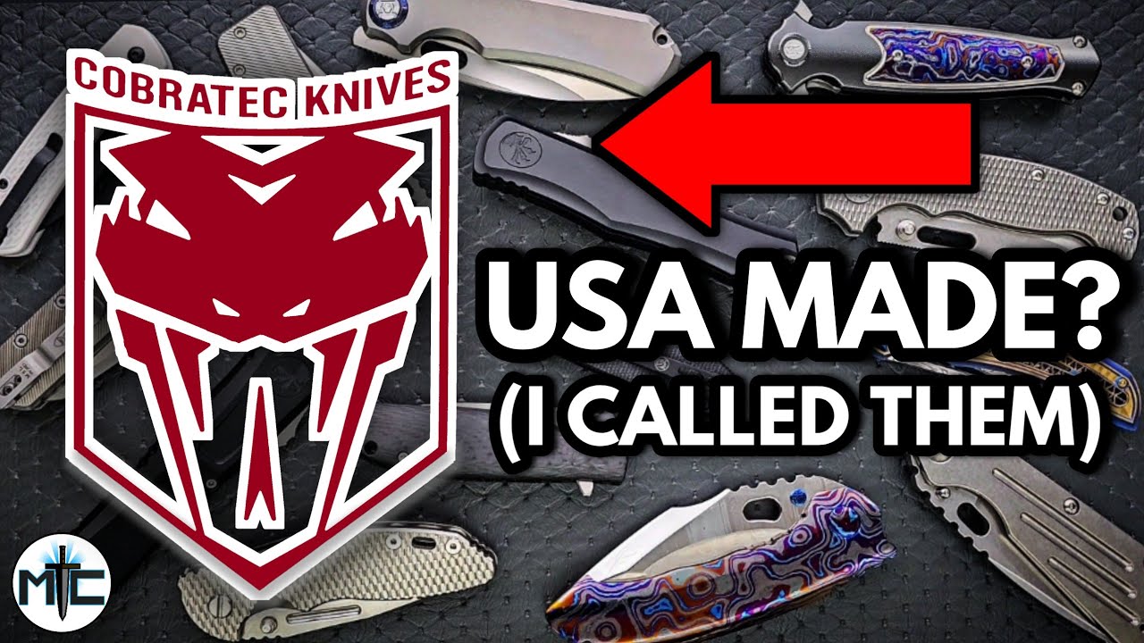 Are Cobratech Knives Made In The USA? I Called Them And Asked... TKG ...