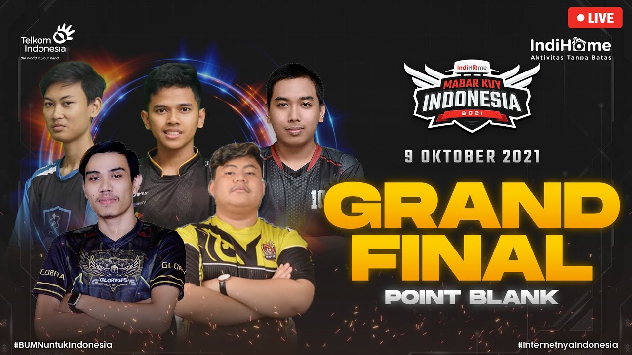 🔴 [LIVE] MAIN EVENT GRAND FINAL MABARKUY INDONESIA 2021 - POINT BLANK ...