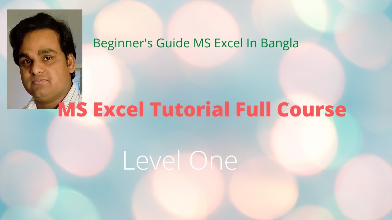 MS Excel Tutorial Full Course - YouTube