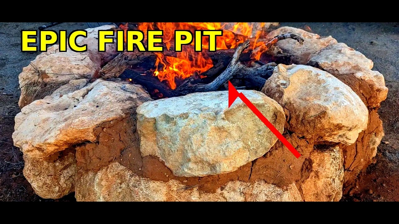 DIY Natural Fire Pit: Building with Limestone & Clay (Step-by-Step ...
