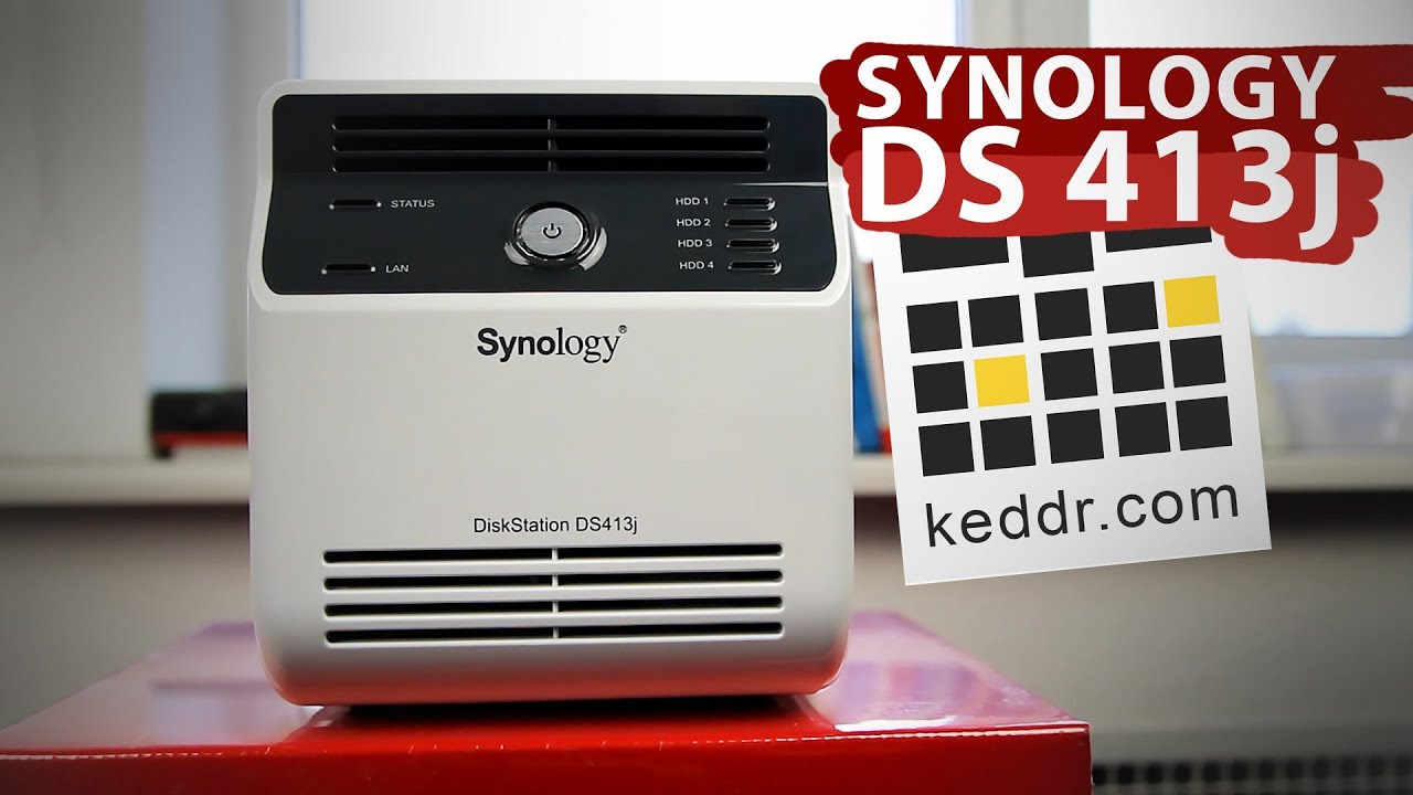 Synology DS413j обзор NAS накопителя - Keddr.com - YouTube