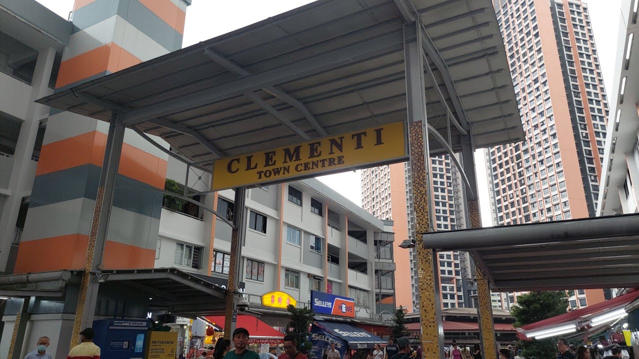 Exploring Clementi Town Center Singapore - YouTube