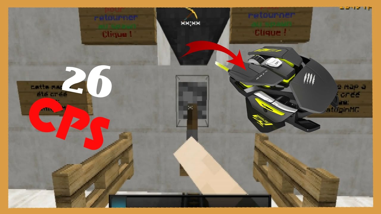- LE PREMIER COMPTEUR DE CPS SUR MINECRAFT !!!! - YouTube