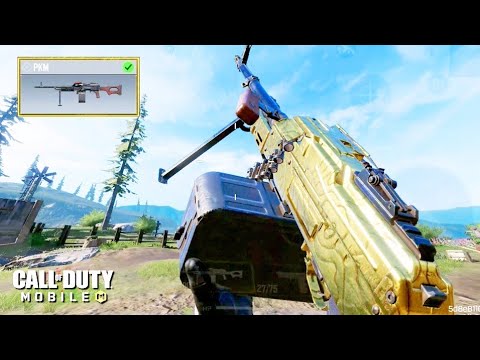 *NEW* PKM - LMG GOLD CAMO GAMEPLAY in CALL OF DUTY MOBILE! - YouTube