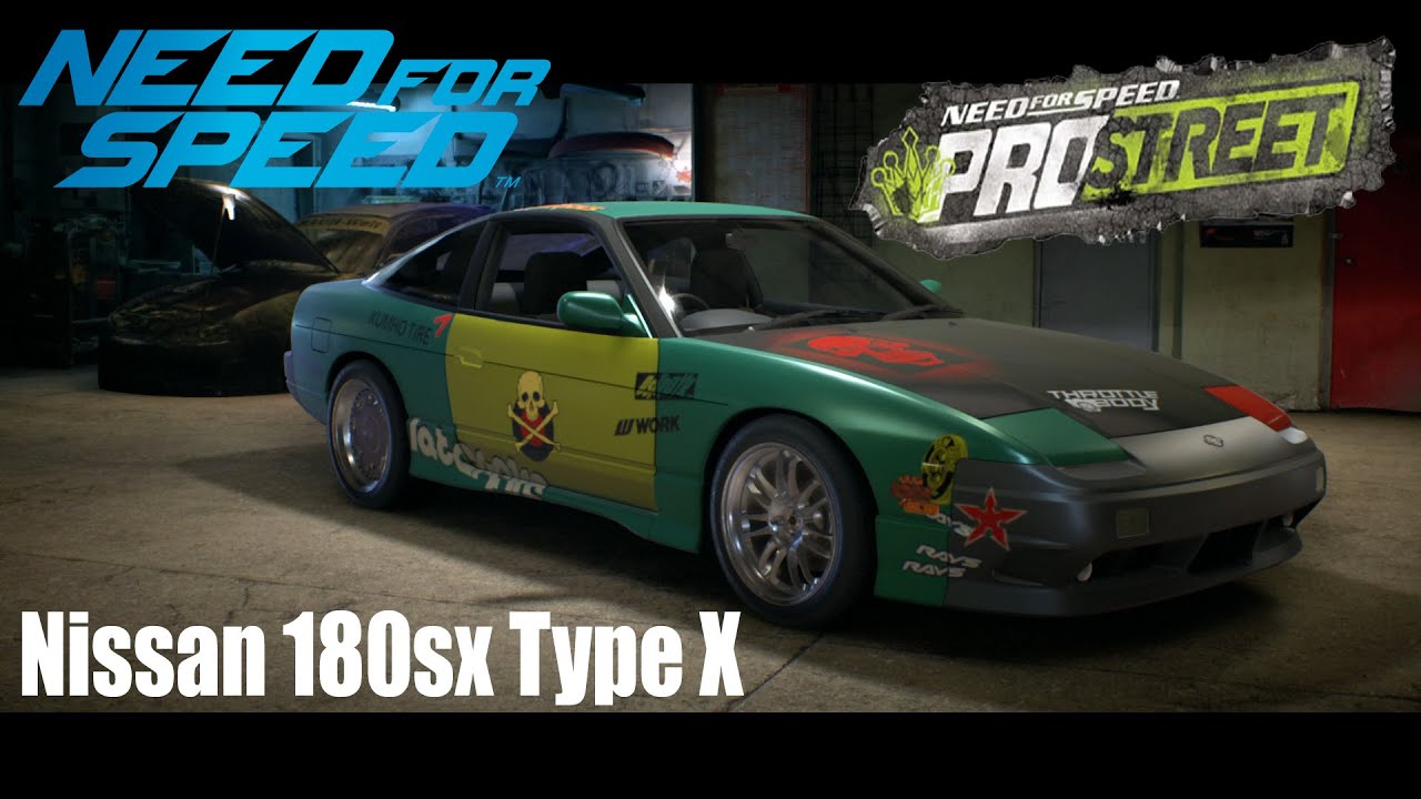 [NFS Tuning] Nissan 180sx Type X im Pro Street Design #32 - YouTube