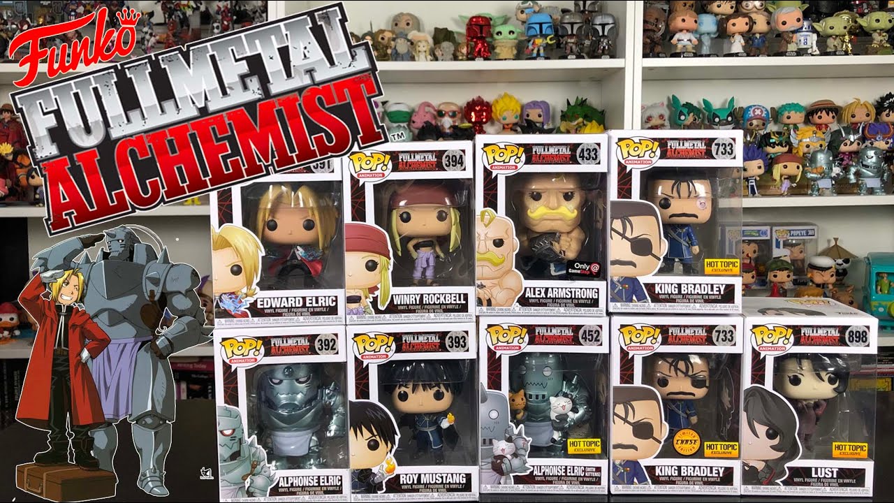 UNBOXING TODA A MINHA COLEÇÃO DE FUNKO POPS DO ANIME FULLMETAL ...