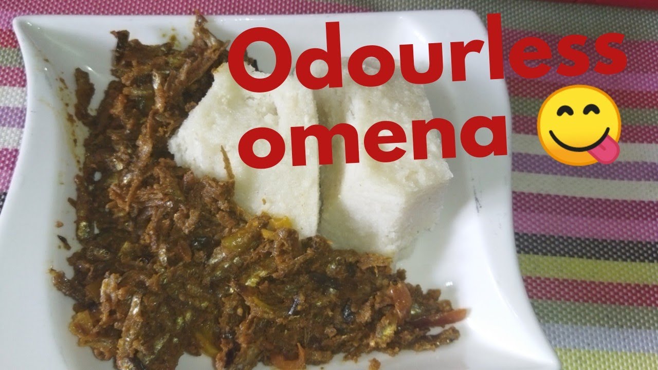 HOW TO COOK ODOURLESS OMENA RECIPE/Tasty Kenyan Omena with Ugali - YouTube