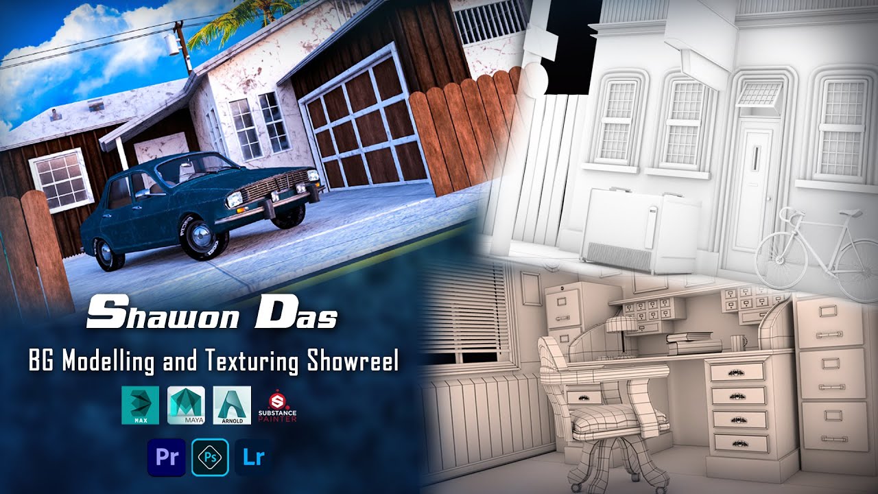 BG Modelling and Texturing Showreel by Shawon Das - YouTube