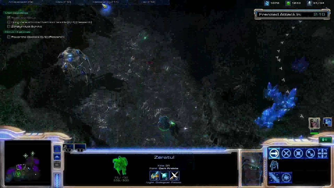 Starcraft 2 - Echoes of the Future - Overmind Dead Body Achievement ...