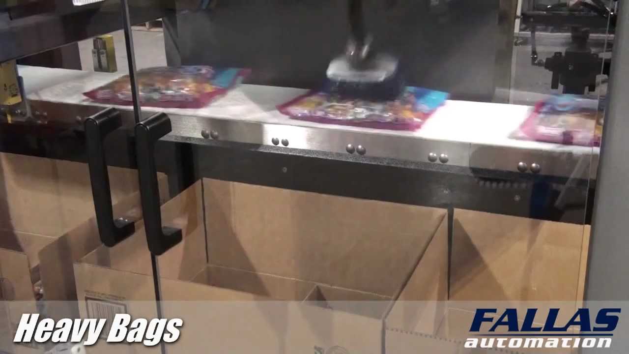 Fallas R700 Adabot Case Packer - Heavy Bags - YouTube