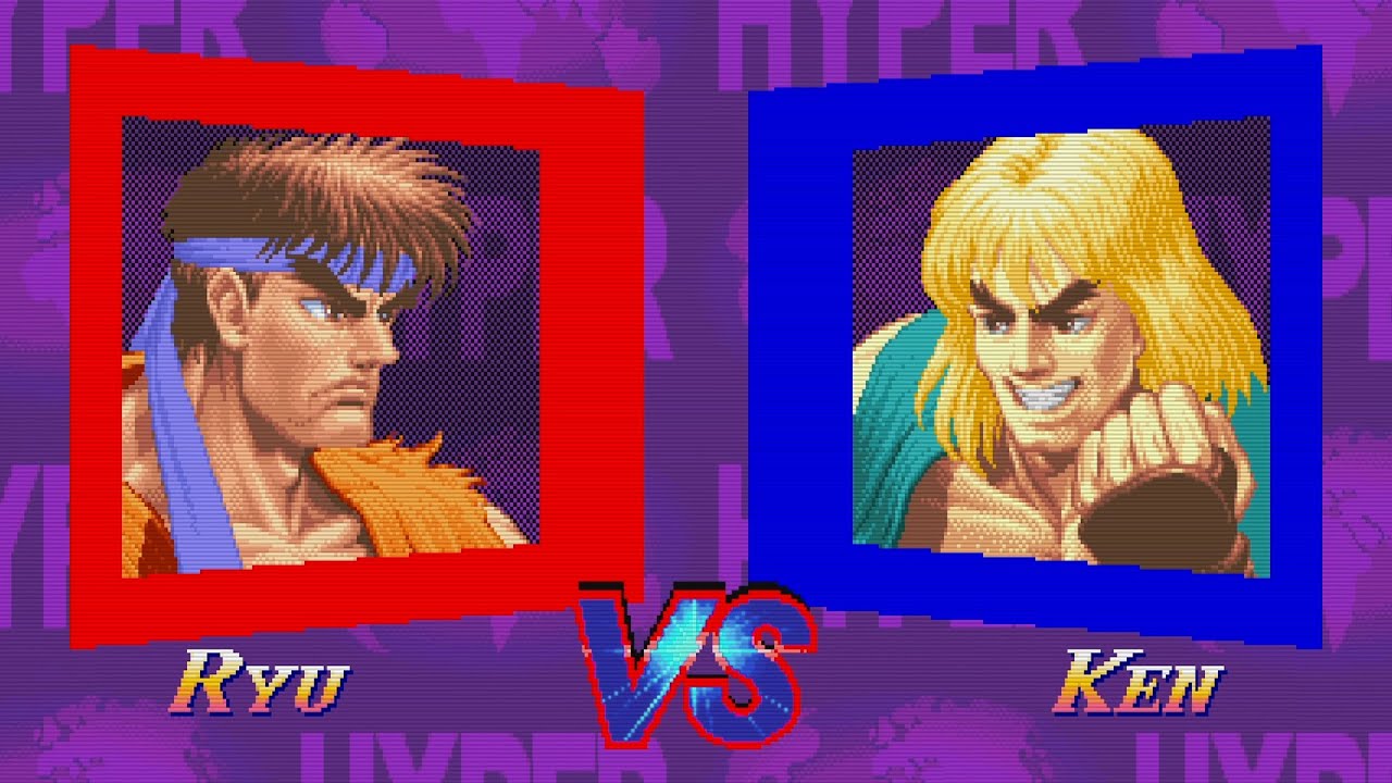Super Street Fighter II | Ryu vs Ken - YouTube