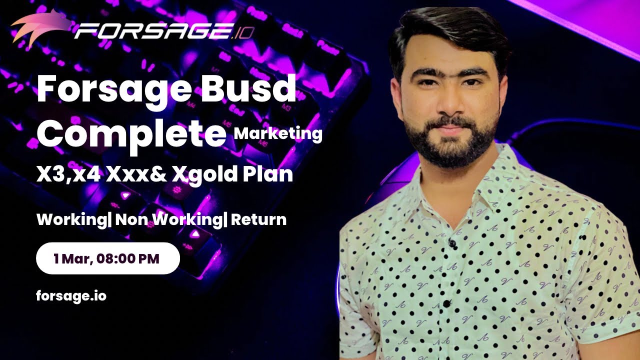 Forsage Busd Complete plan By Sir Shahzad Karim| Forsage in Pakistan ...