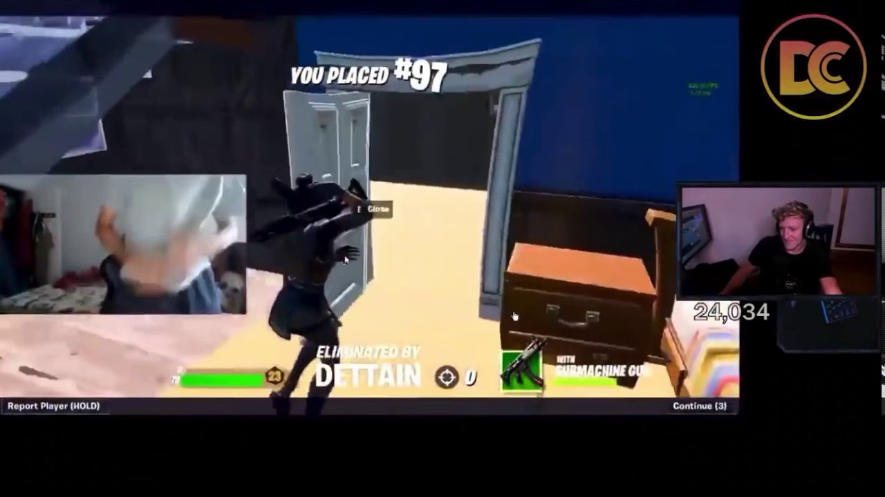 TFUE ROASTS STREAMER(after he destroys setup) (sad) - YouTube