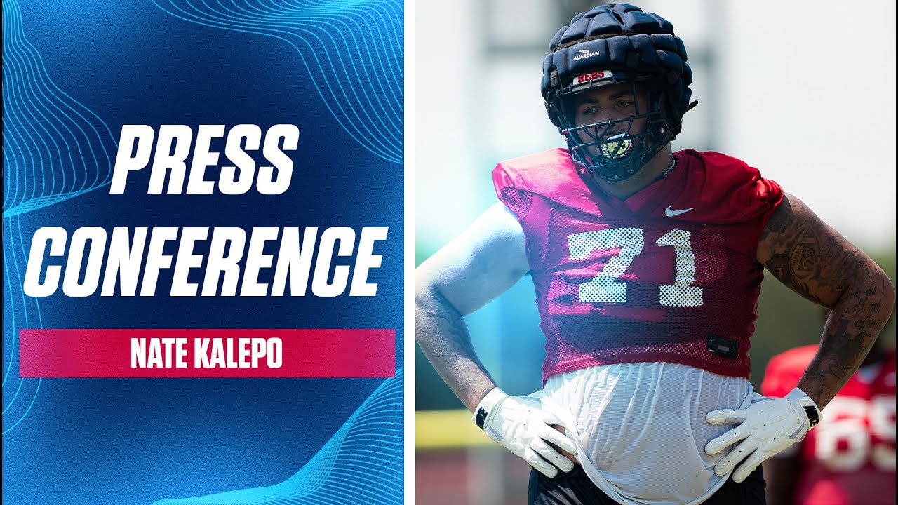 PRESSER | Nate Kalepo - Fall Camp Week 5 (08-19-24) - YouTube